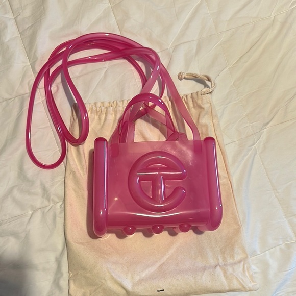 Telfar | Bags | Telfar X Melissa Pink Jelly Small Bag | Poshmark
